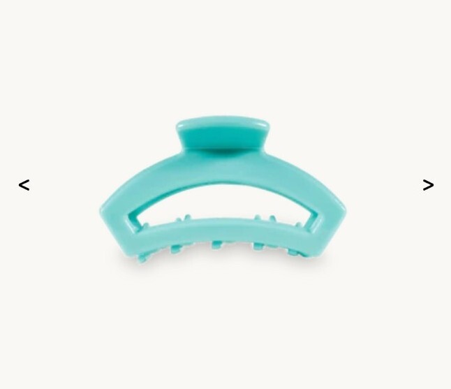 TELETIES Open ATLANTIS- Turquoise Tiny Hair Clip|Small Clip|Unbreakable ...