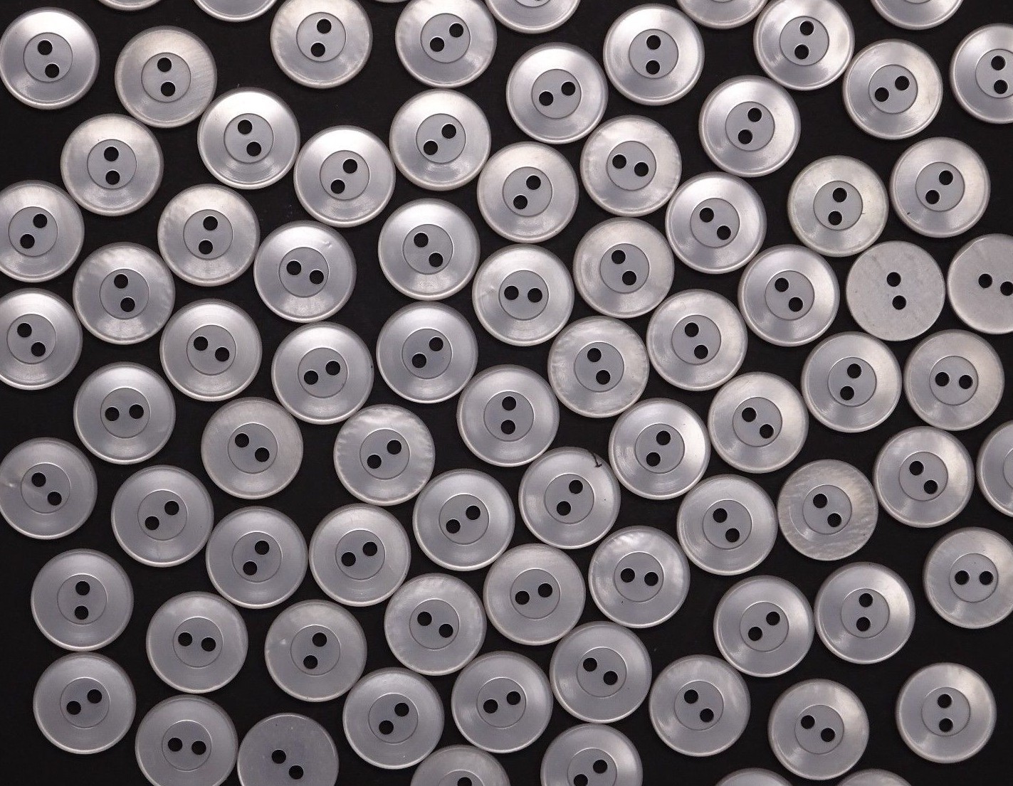 Vintage 2-Hole Raised Edge Opaque Buttons 14mm Lot of 13 A26 | eBay