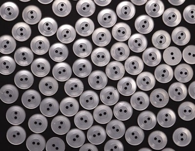 Vintage 2-Hole Raised Edge Opaque Buttons 14mm Lot of 13 A26 | eBay