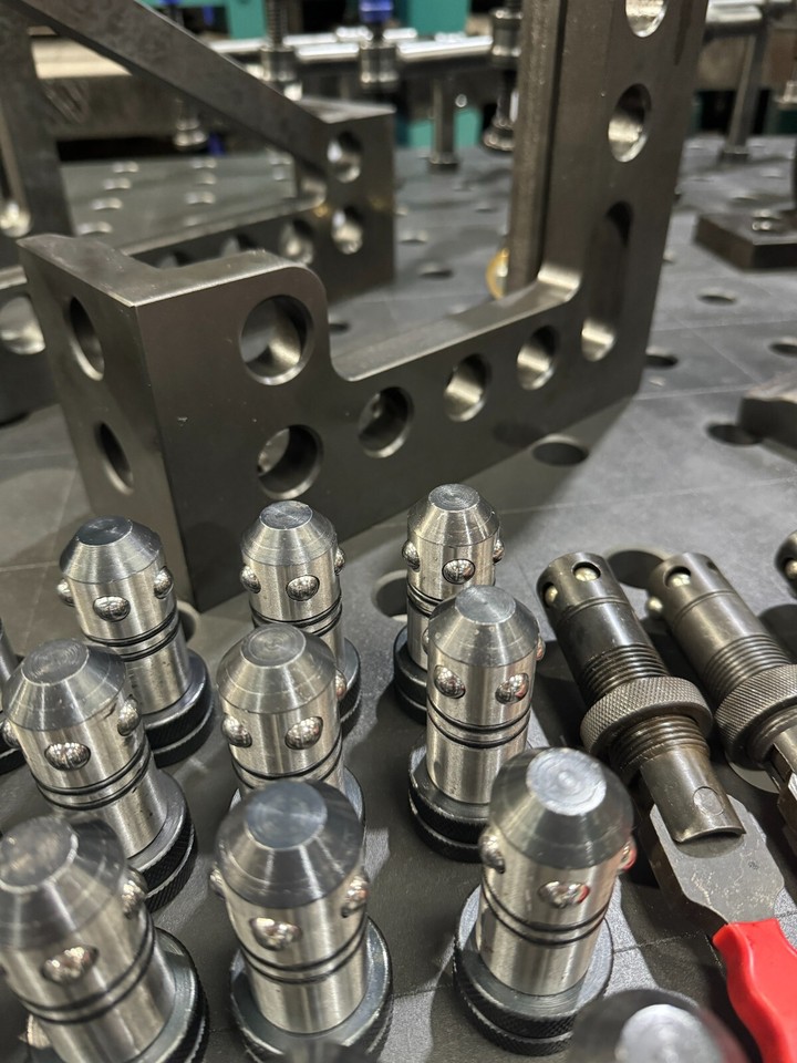 STC Cast Iron Welding Jig Table Full Setup - Multiple Sizes - 72 Piece ...