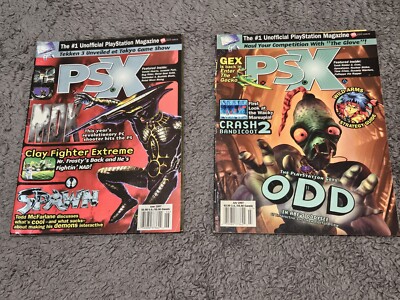PS1 Playstation PSX Magazines June & July 1997 Vtg | eBay