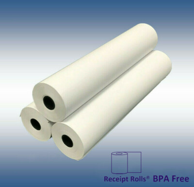 8.5" x 98' BPA Free Premium High Sensitivity Thermal Fax Paper Rolls 6 ...