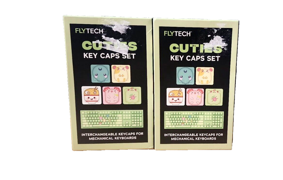 CUTIES KEY CAPS SET Flytech Key Caps For Mechanical Keyboard B2 2 Pack ...