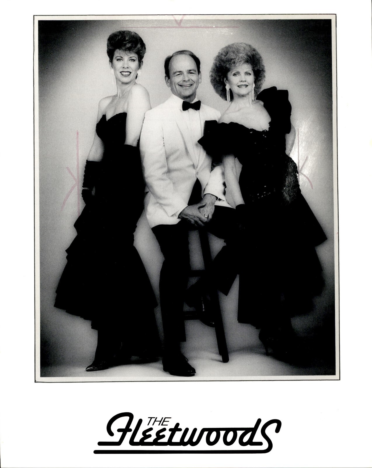 LD306 1994 Original Photo THE FLEETWOODS Olympia WA Pop Doo-Wop Music ...