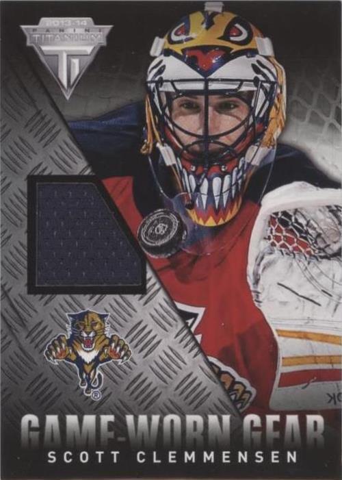 2013-14 Panini Titanium - Game-Worn Gear Scott Clemmensen #GG-SCL (MEM ...