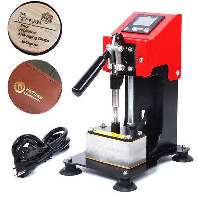 Heat Press Machine Dual Heating Stamping Transfer Printer Wax Extractor ...