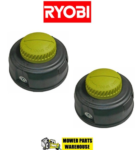 2 GENUINE OEM RYOBI 313318001 TRIMMER HEAD P2009 RY15523A RY15523AVNM ...