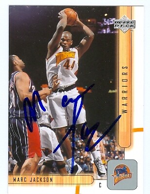 Marc Jackson autographed Basketball Card (Warriors) 2001 Upper Deck #52 ...