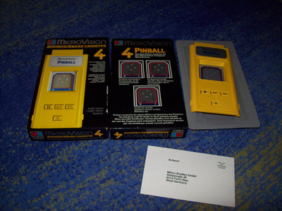 HANDHELD Microvision ! MICRO VISION MB Flipper Pinball OVP ! 70 er ...