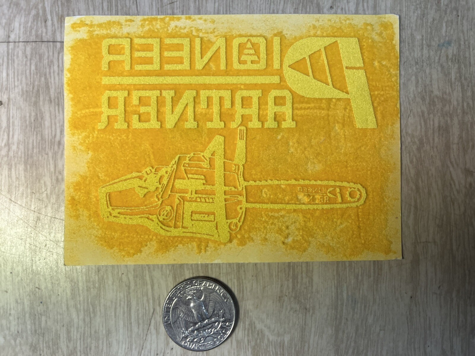 Vintage PIONEER CHAINSAW CHAIN SAW PATCH | eBay