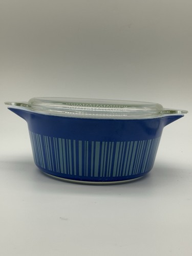 Pyrex Barcode 2 1/2 QT Bowl 475-B Blue With 475 Lid Read | eBay