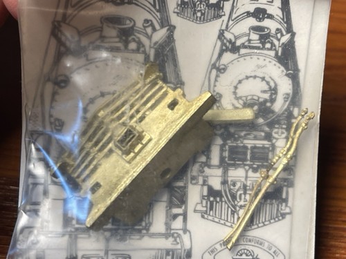 PENNSYLVANIA SLATTED PILOT DECK COW CATCHER Brass Steam Locomotive CAL ...