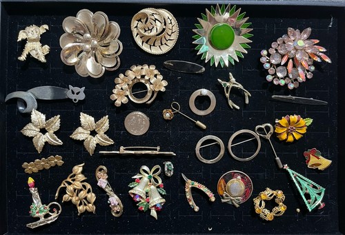 Large Vintage Brooch And Pin lot | eBay UK