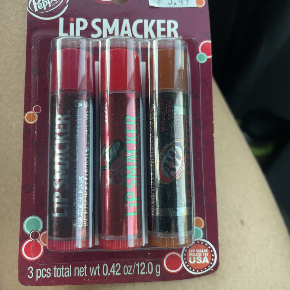 Lip Smacker Dr. Pepper, Cherry 7UP & A&W Root Beer, Best Flavor Forever ...