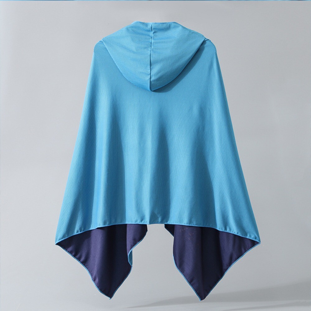 Water-Absorbent Quick-Drying Poncho Sun Protection Beach Cloak Men | eBay