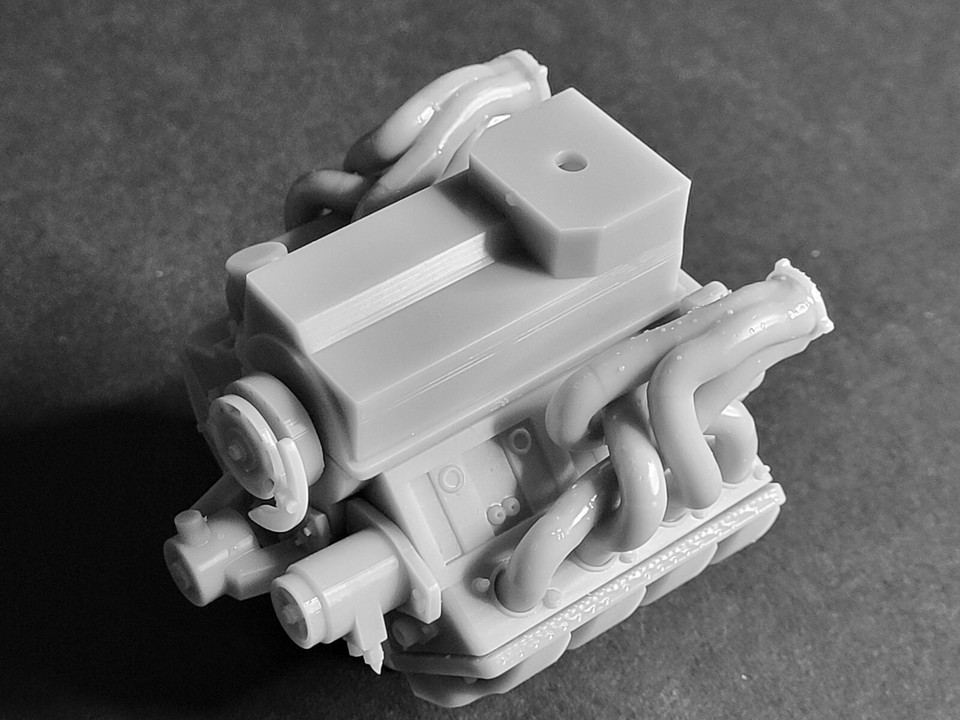 BOSS 9 Kaase Ford BB Tunnel engine 520ci -1 8 12 18 24 amt revell ...