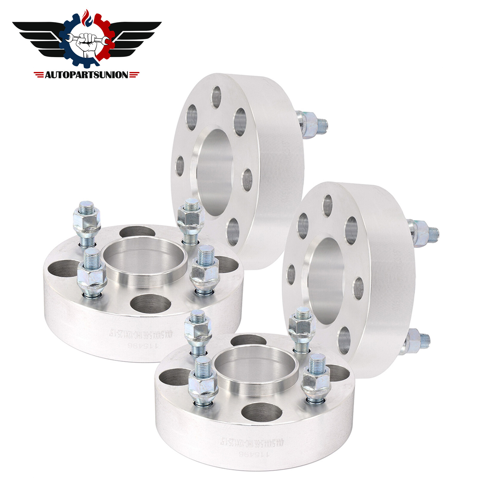 (4) 4x4.5 (4x114.3mm) Wheel Spacers 1.5" For Sentra Altima Cube Axxess ...