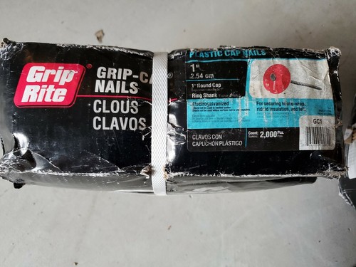 Grip-Rite 1 In. Plastic Cap Nails (2000 Ct.) | eBay