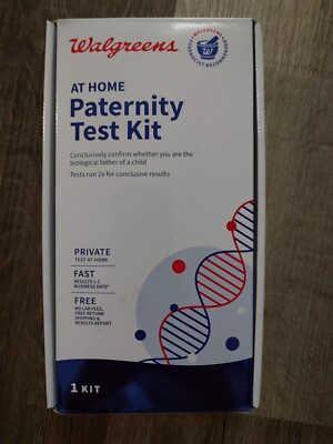 Walgreens At Home Paternity Test Kit (W3ORG0623-F) - No Lab Fees NEW ...