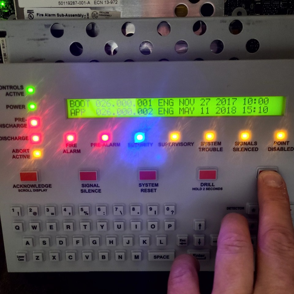 NOTIFIER CPU2-640 WITH CPS-24 POWER SUPPLY FUNCTIONAL PRE-OWNED WITHOUT ...