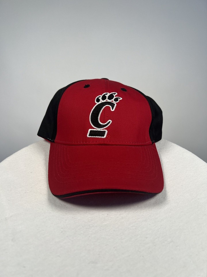 Cincinnati Bearcats Hat Black Red Cap One Size Snapback NCAA ...