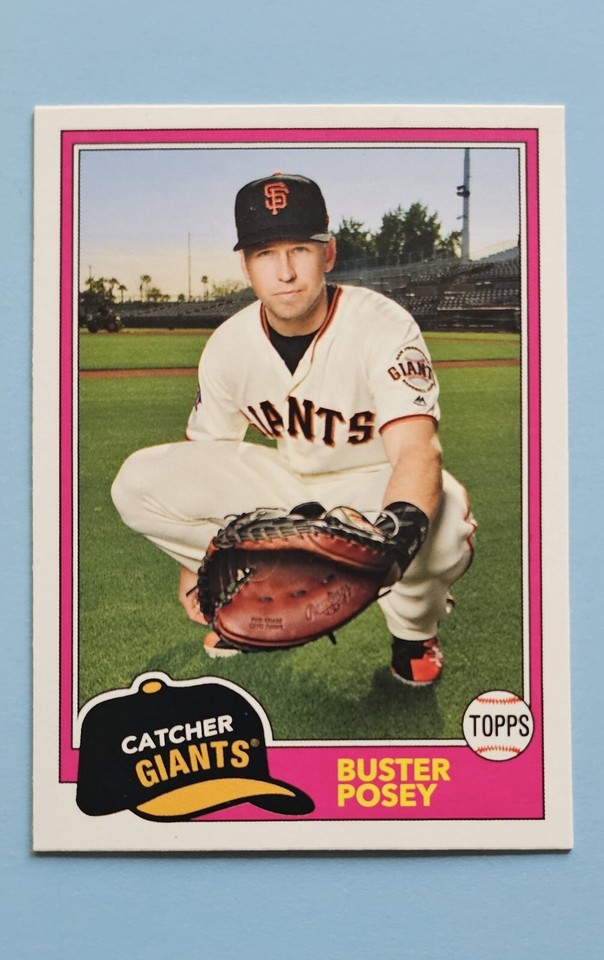 MINT 2018 Topps Archives #205 Buster Posey card San Francisco Giants | eBay