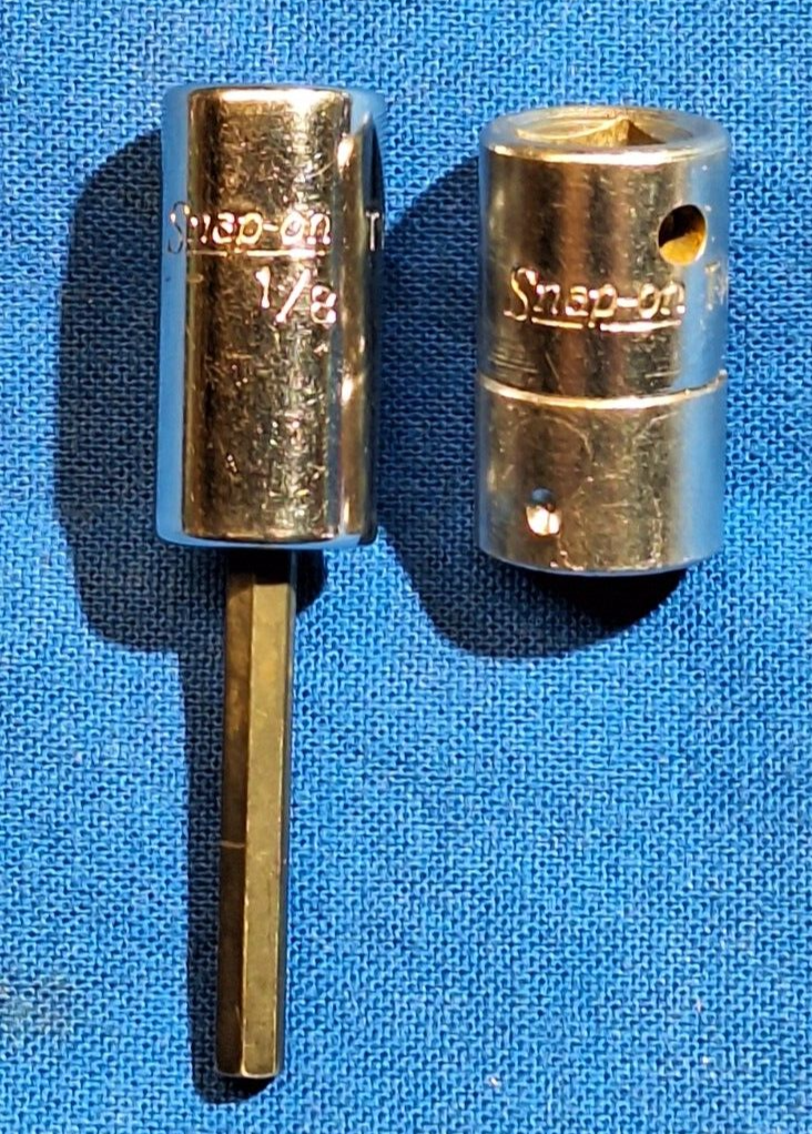 Snap-On TMA4 1/8" Hex head & TM83A Slotted 1/4" dr Point setting and ...