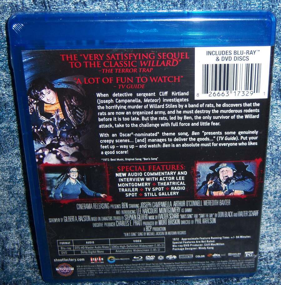Ben (Blu-ray, 1972) for sale online | eBay
