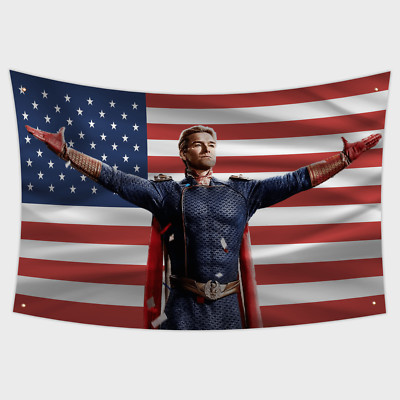 Homelander Flag | The Boys | Homelander Tapestry College Dorm Room ...