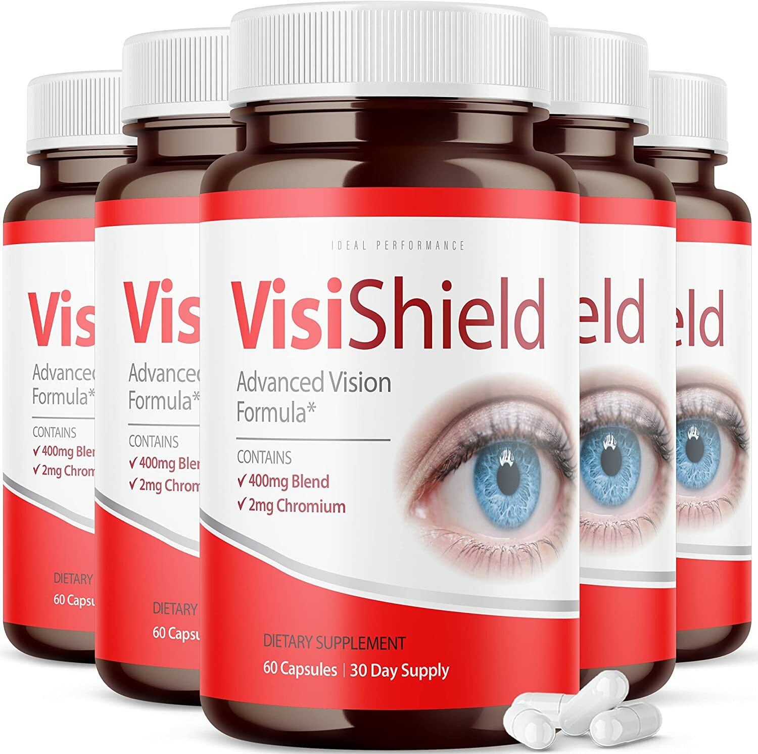 Visishield Advanced Vision Formula for Eyes Supplement Pills Vitamins ...