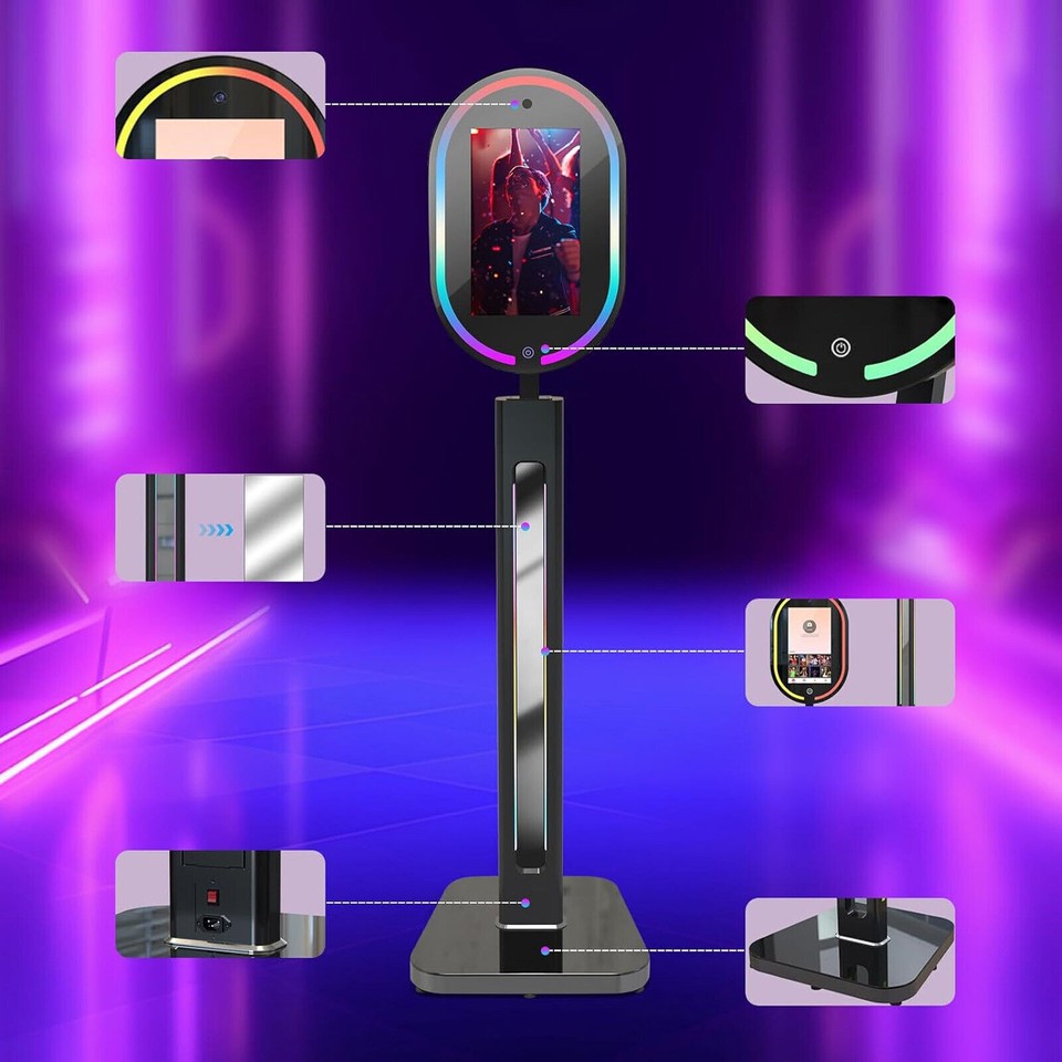 NEW Magic photo booth Mirror selfie photobooth W/ HD camera included ...