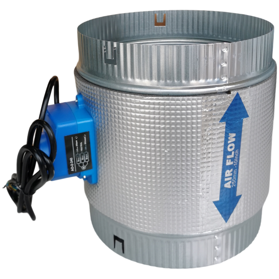 14" 350mm 240V MOTORIZED DAMPER / ZONE DAMPER AIR CON DAMPER MZD-240 ...