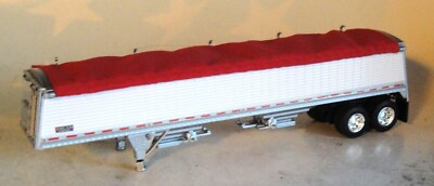 DCP SILVER RED WHITE WILSON COMMANDER GRAIN TRAILER 1/64 60-1463 T | eBay