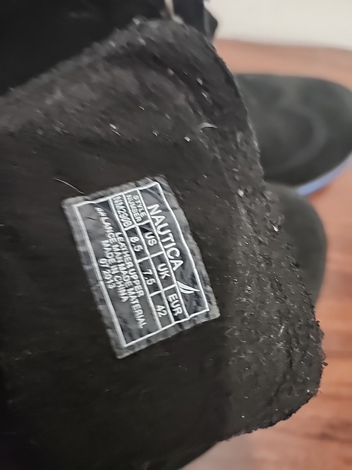 🚨🔥 NAUTICA SUEDE LEATHER NAVY BLUE BOOTS MEN'S SIZE 8.5 GRAIL | eBay