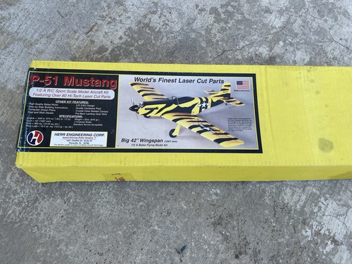 42" Herr Engineering P-51 Mustang RC Airplane Kit | eBay