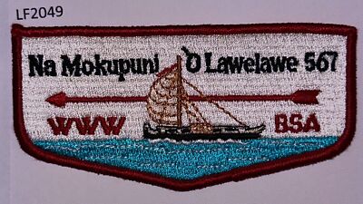 Boy Scout OA Flap Na Mokupuni O Lawelawe Lodge 567 | eBay