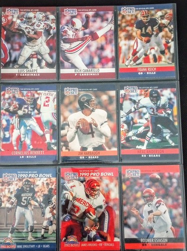 1990 Pro Set Power Football NFL Trading Cards - Very good to Excellent ...