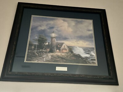 Thomas Kinkade A Light In The Storm Library Edition 2005 Home Interiors ...