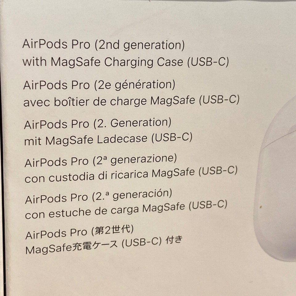 🟢 Apple AirPods Pro 2nd Generation Wireless Buds A3047 Sealed 100% ...