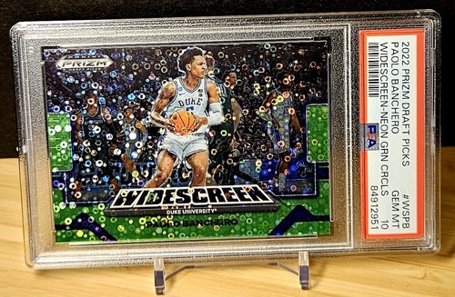 2022 Paolo Banchero 5/5 PSA 10 Green Disco Prizm RC Pop 1 Number Match ...