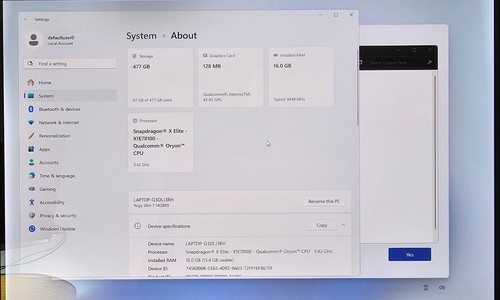 Lenovo Yoga Slim 7x Laptop 14.5" 3K OLED Screen Snapdragon X Elite CPU ...