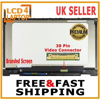 For HP Pavilion X360 14-DH0009NZ 14" FHD LCD LED Touch Screen Digitizer ...