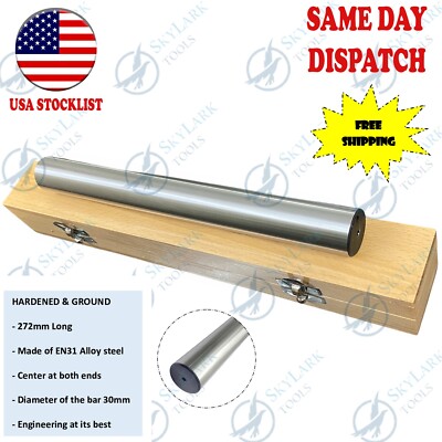 Lathe Alignment Test Bar EN31 Alloy Steel Hardened Ground 272mm ...