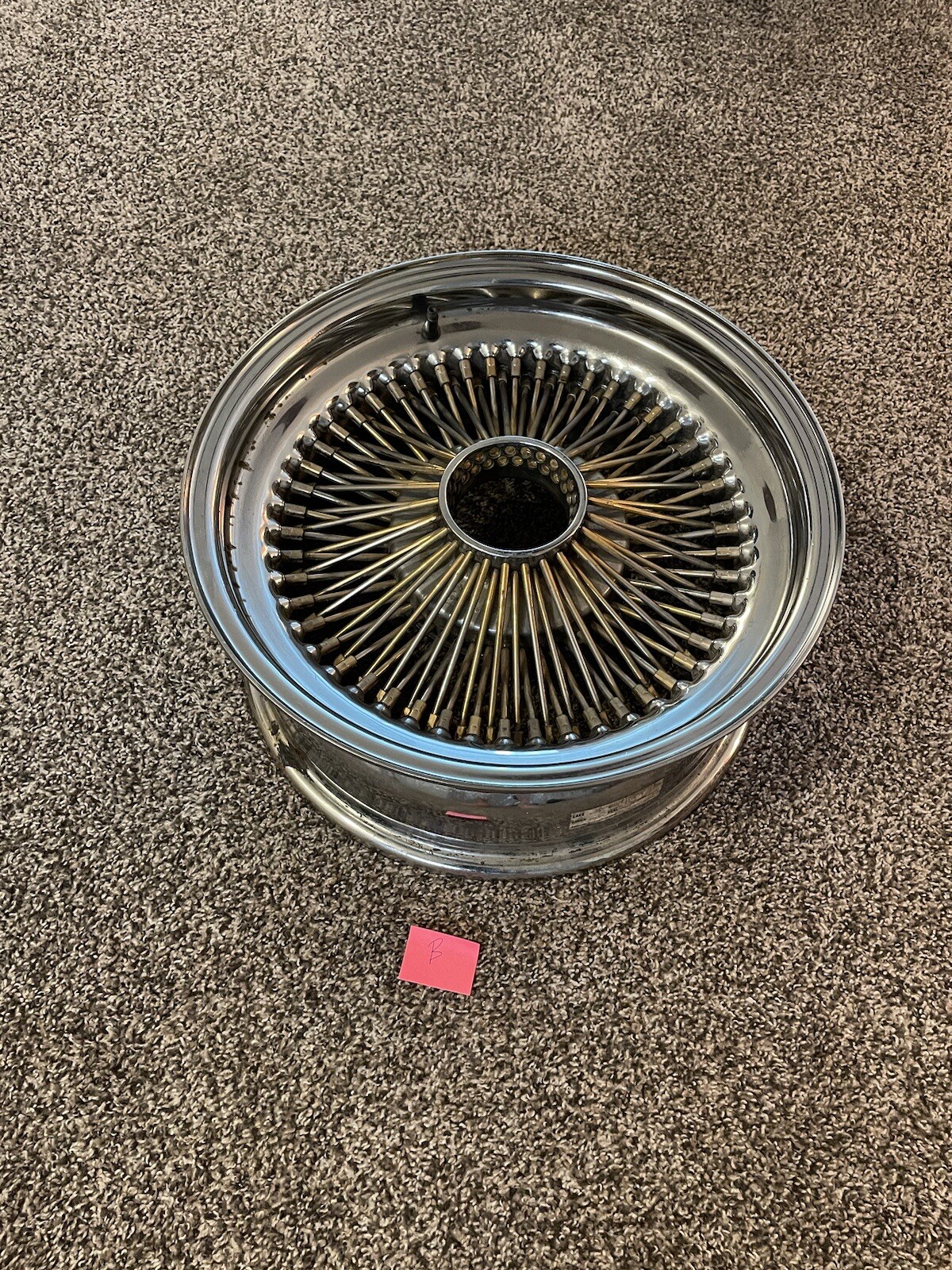 DAYTON WIRE WHEEL 15X8 REVERSE OFFSET GOLD SPOKES AND NIPPLES | eBay