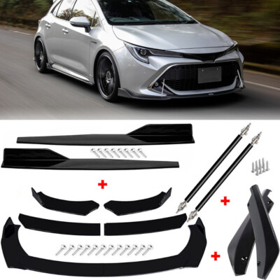 For Toyota Prius Front Bumper Lip Chin Spoiler Body Kit Splitter Side ...