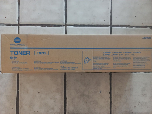 Genuine Konica Minolta Bizhub TN712 654E 754E BLACK Toner Cartridge ...