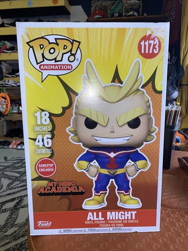 Funko Pop! All Might 1173 Mega Sized 18" GameStop Exclusive My Hero ...