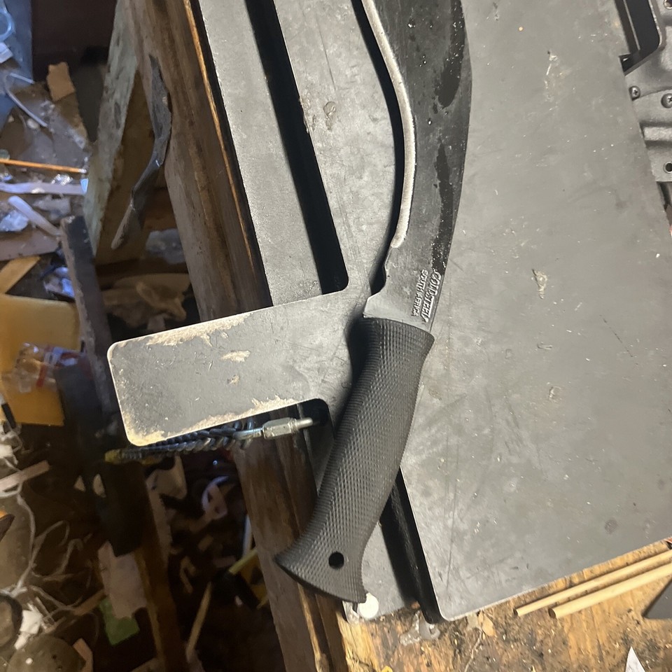 modified (no hook) gurkha kukri plus machete by cold steel | eBay