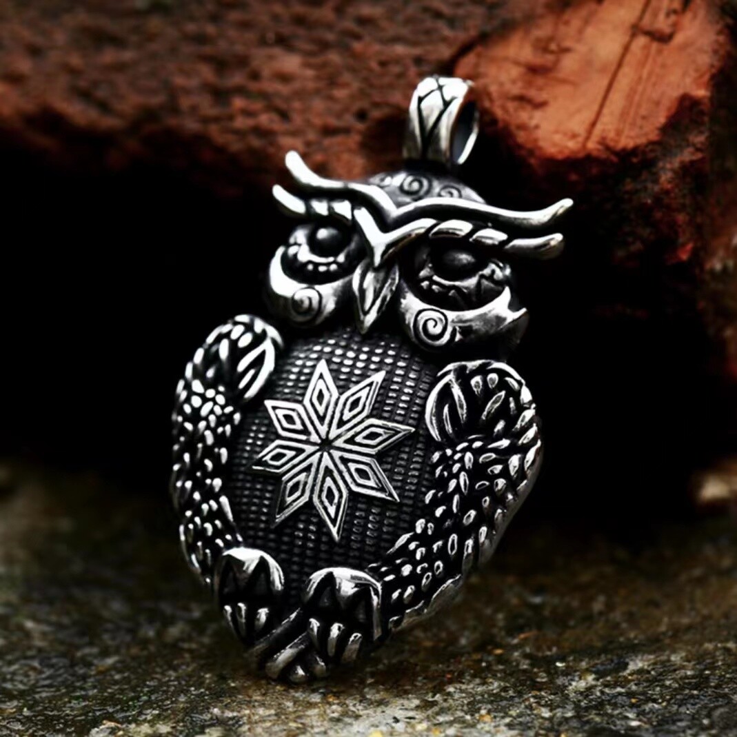 Mens Stainless Steel Ankh Cross/ Lion / Archangel Angel Michael Pendant ...