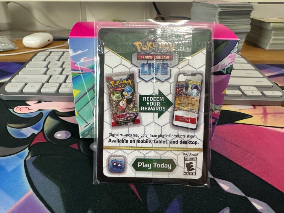 Pokemon Iono SVP124 FA promo w/3x Stamped Premium Tournament SEALED ...